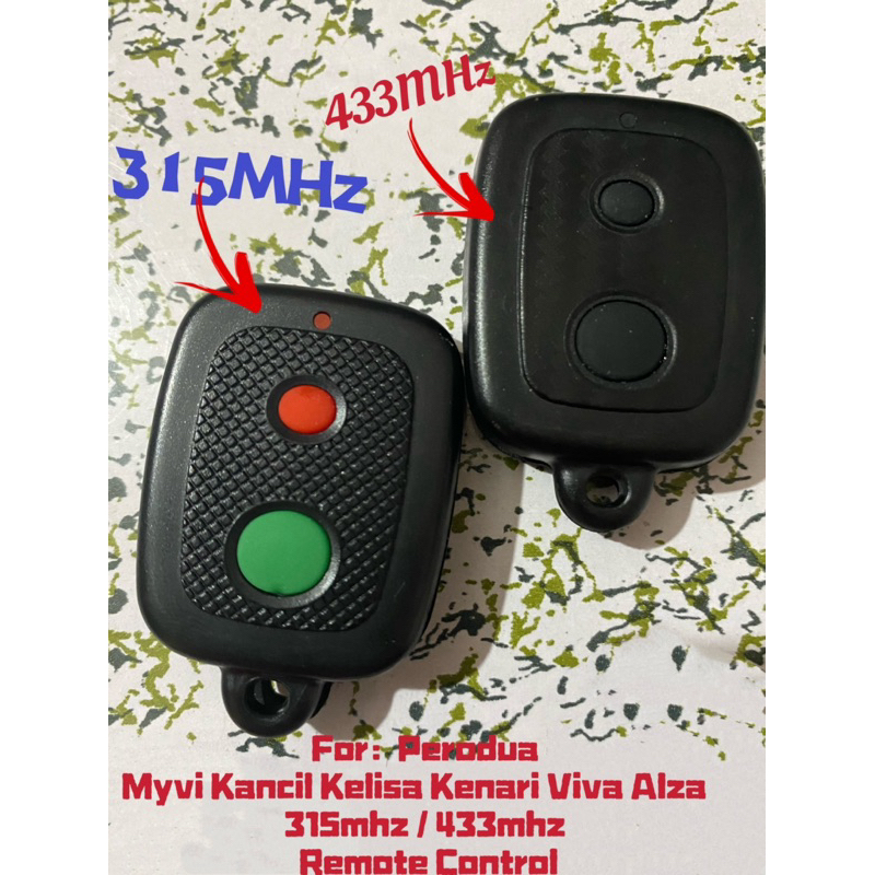Perodua Remote Alza & Myvi Old / Lagi Best / Icon / Viva Elite / Viva ...