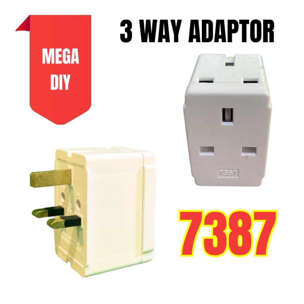 Universal Travel Multi Adapter Socket 13A Multi Way Adaptor 3 Way ...