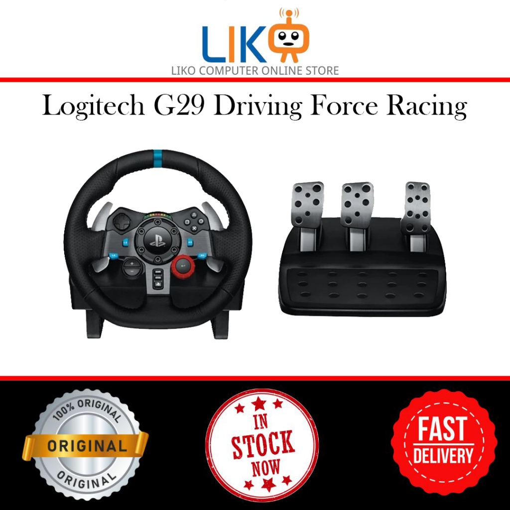 LOGITECH G29 DRIVING FORCE RACING WHEEL | Logitech G923 TRUEFORCE Sim Racing Wheel For ...