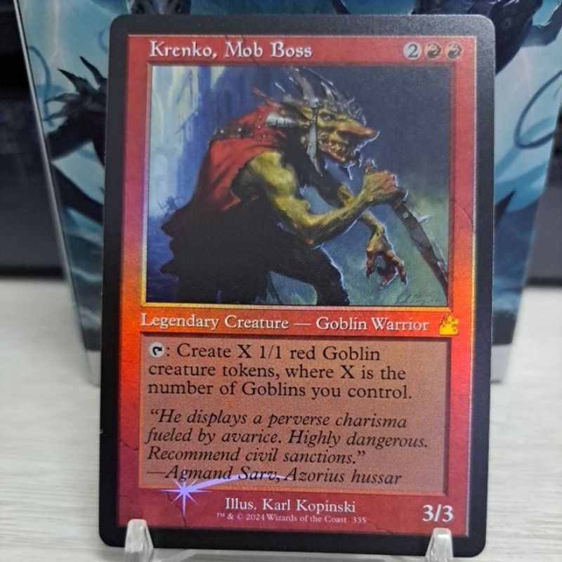 MTG Krenko, Mob Boss FOIL (RVR) | Shopee Singapore