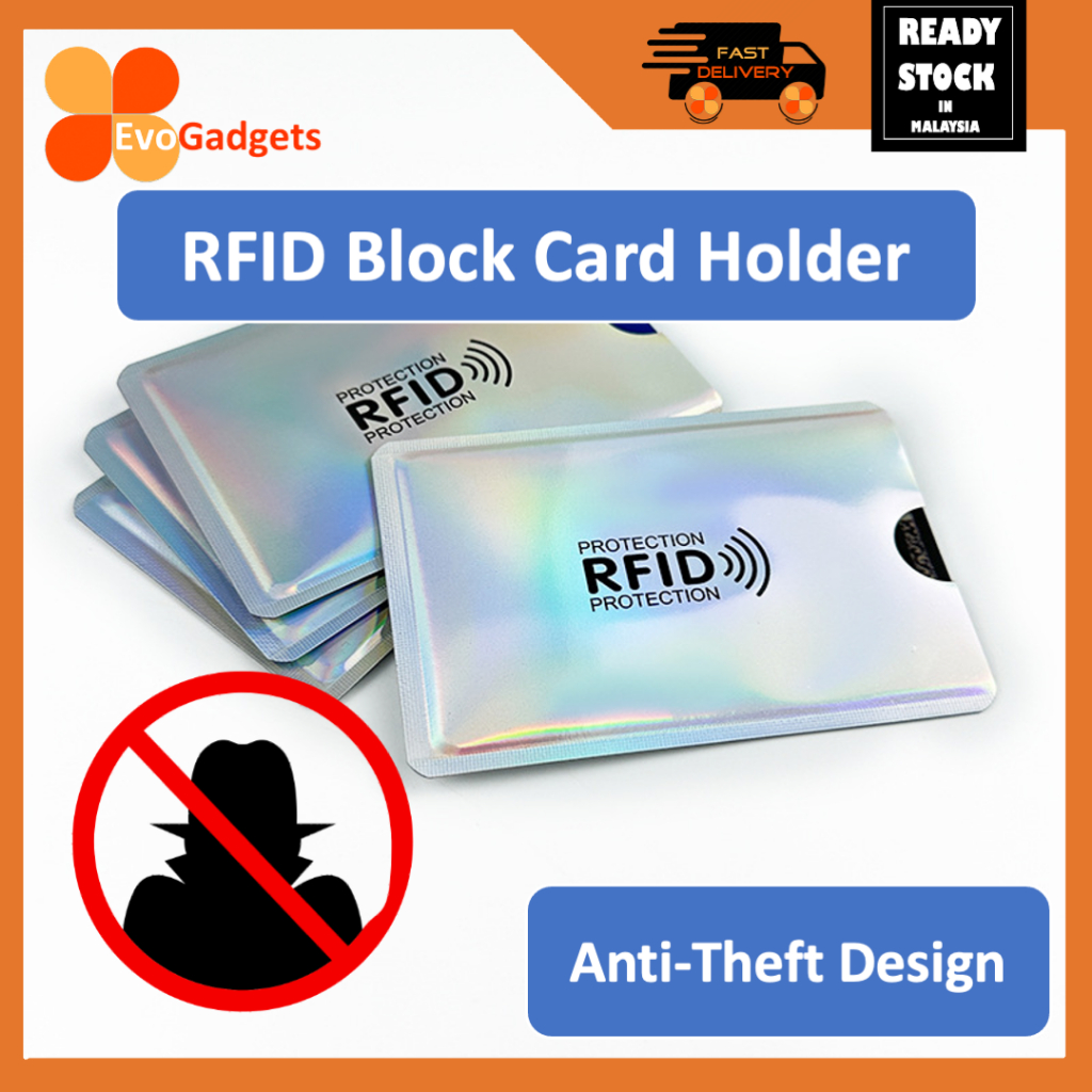 x4 pcs EvoGadgets | RFID Blocking Card Sleeve / Card Holder | Anti Scan ...