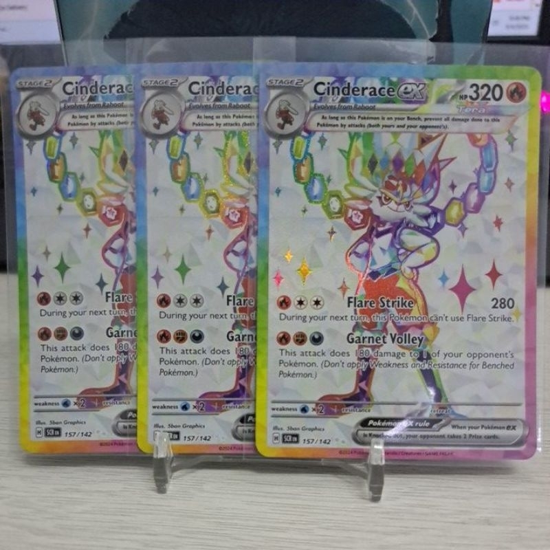 Pokemon TCG Cinderace EX (SCR)(Full Art) | Shopee Singapore