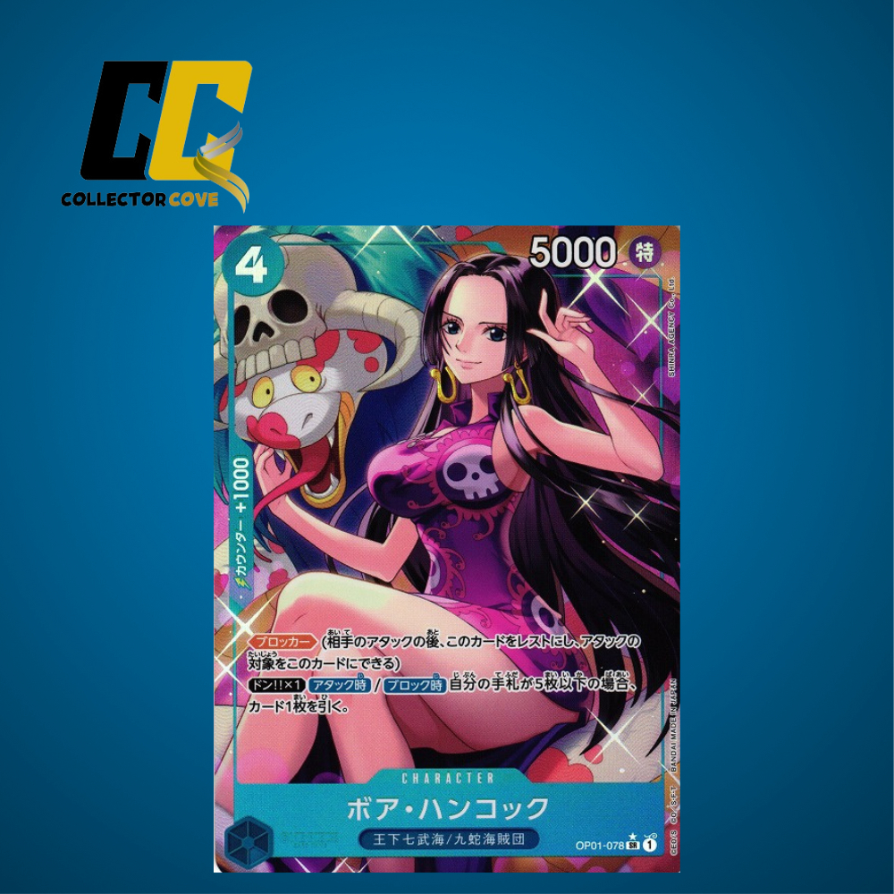 ONE PIECE CARD GAME Boa Hancock / ボア・ハンコック OP01-078 Foil (Parallel ...
