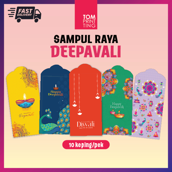 sampul raya 10pcs Sampul Duit Viral Angpao TEMA DEEPAVALI DIWALI ...