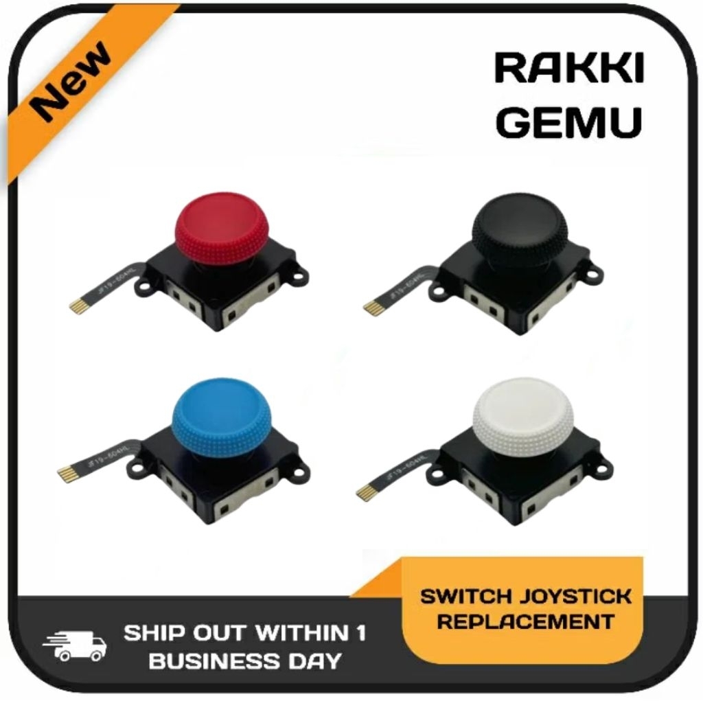 Joycon Joystick Hall Effect 3D Replacement Analog Stick Parts Repair ...