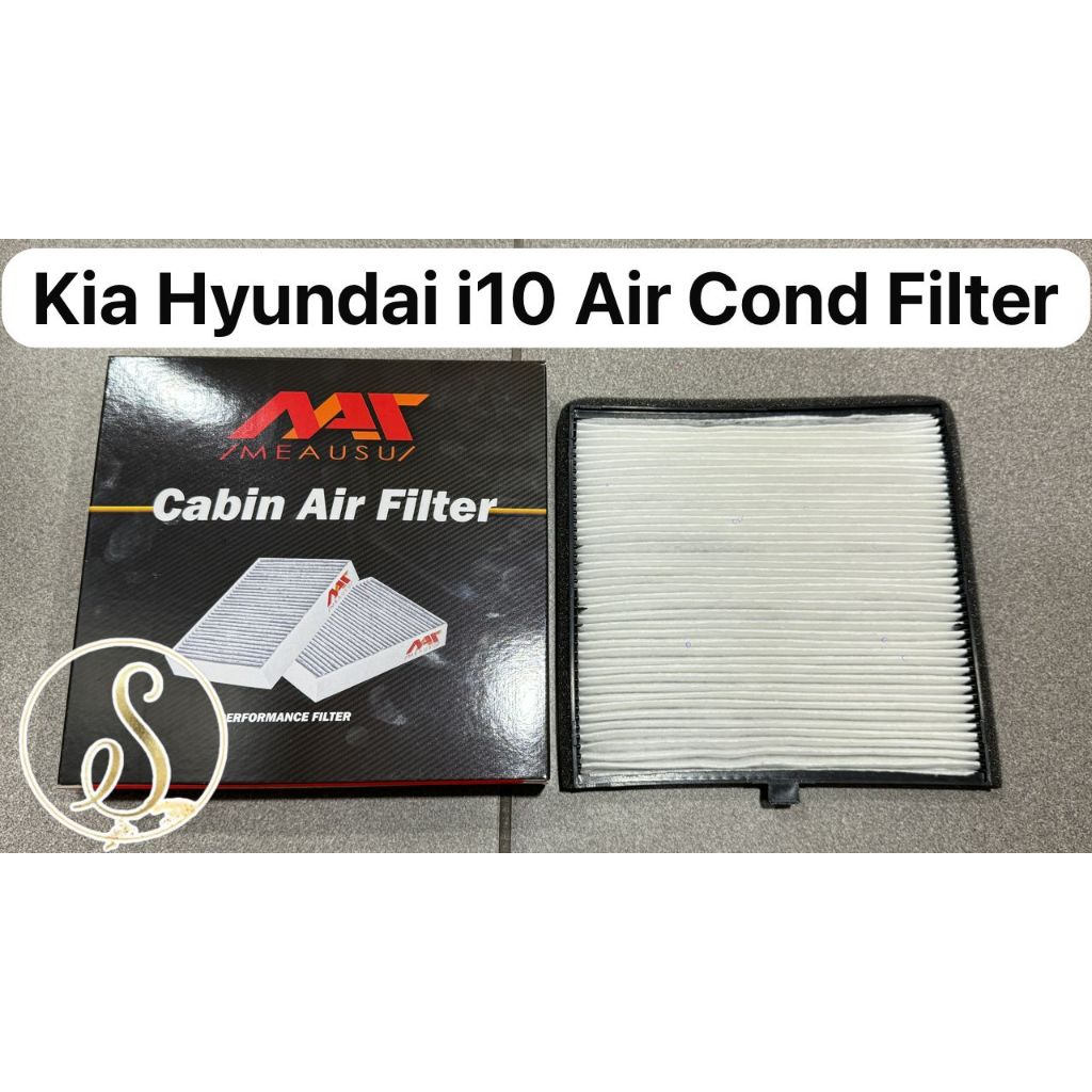 MEAUSU KIA HYUNDAI i10 PICANTO SURIA AIR COND FILTER CABIN FILTER AIR ...