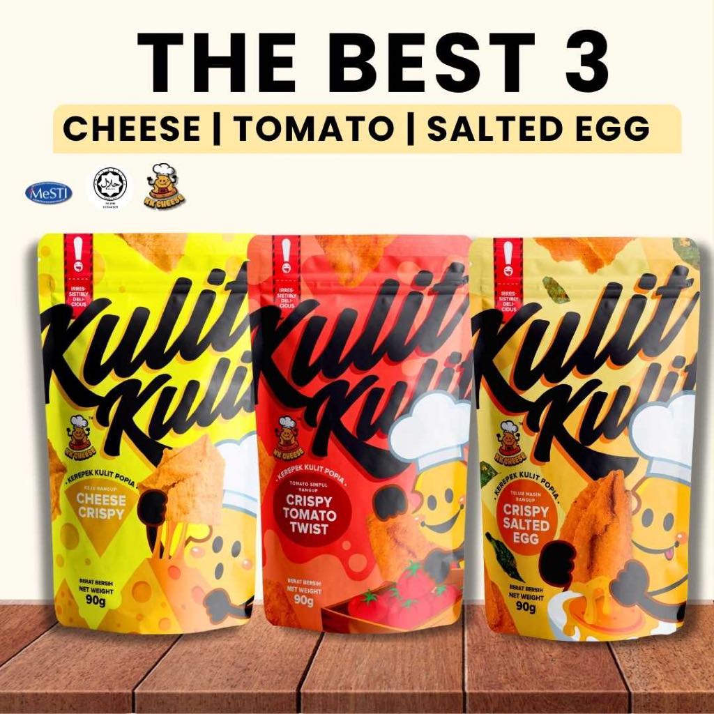 [Pilihan Top 3] KK Cheese Kerepek Kulit Popiah | Kulit Kulit 90g ...