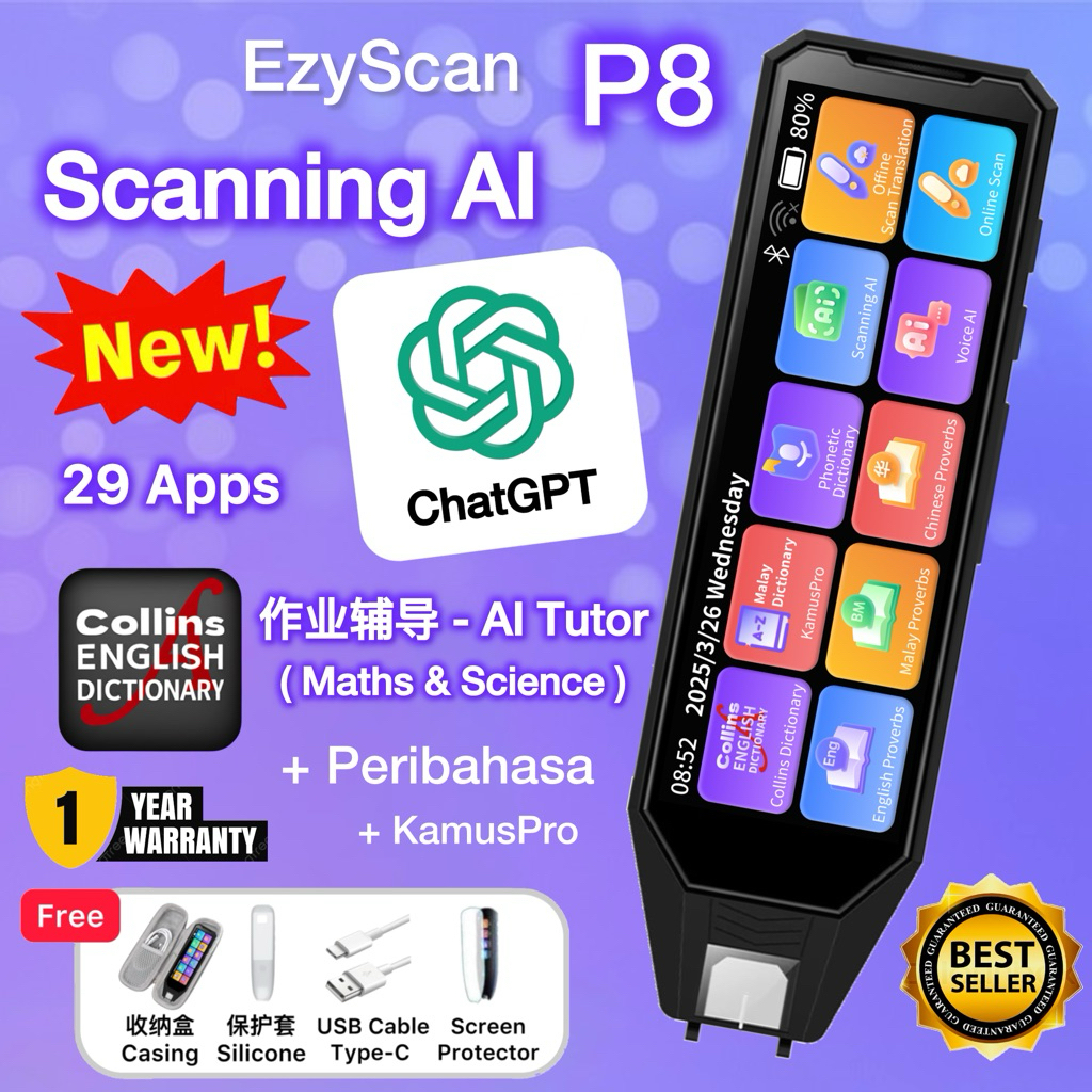 Dictionary Pen AI Translator 马来文 英文 华文 ️ Malay + English + ChatGPT ...