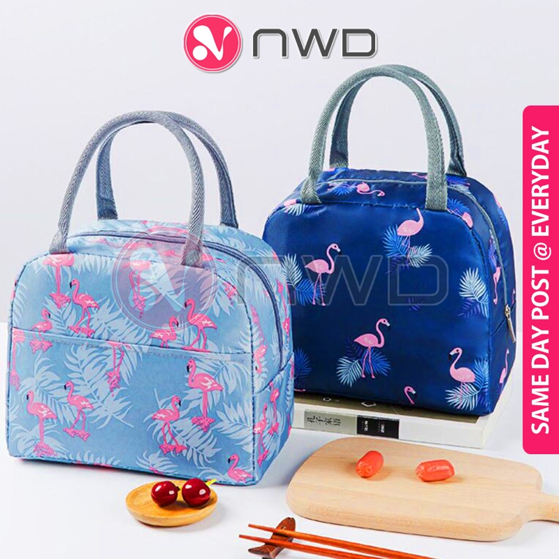 WATER RESISTANT 》Large Capacity Thermal Insulation Bento Lunch Box Bag ...