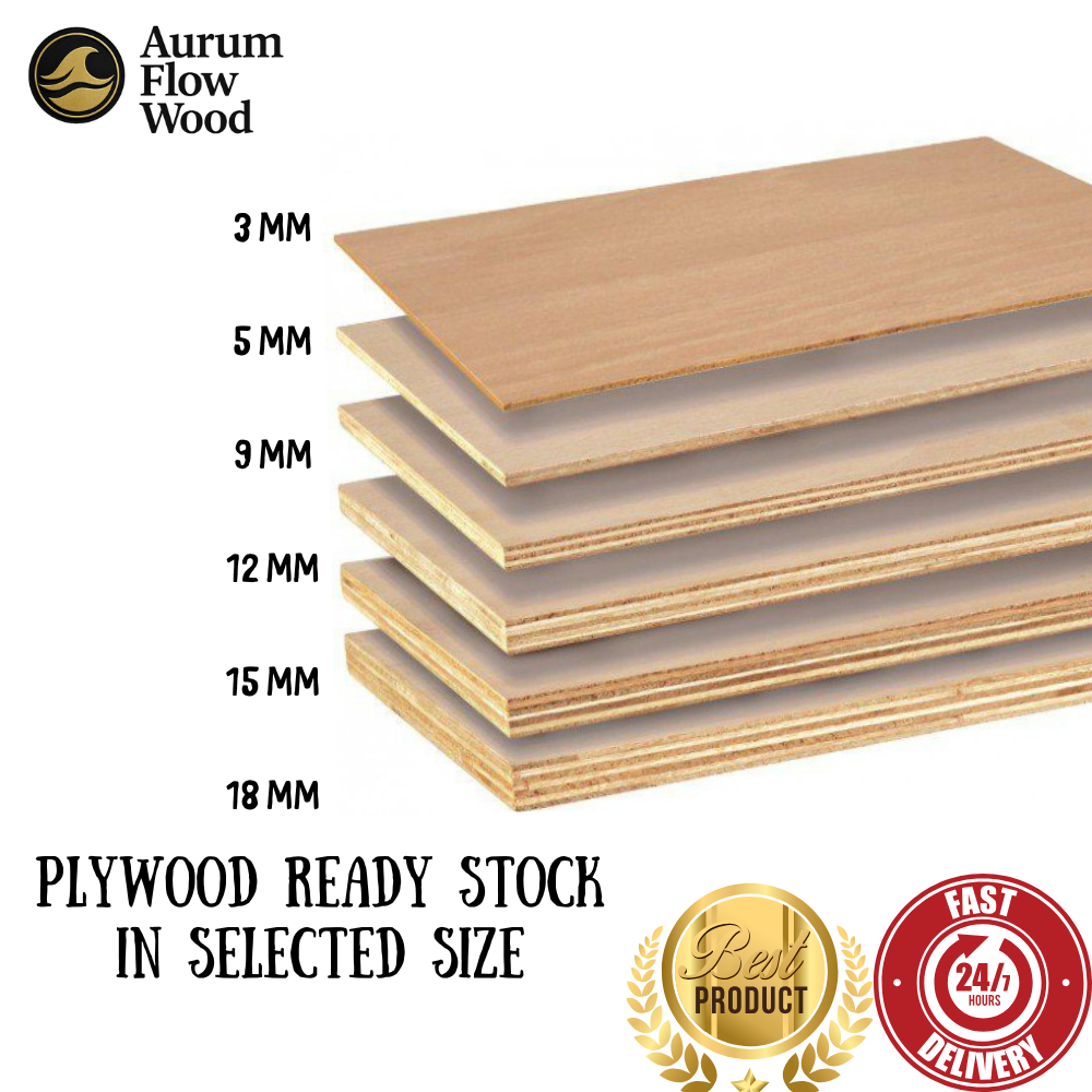 AFW PLYWOOD PAPAN 3mm 5mm 8mm 12mm 15mm Custom Cut Size plywood sheet ...