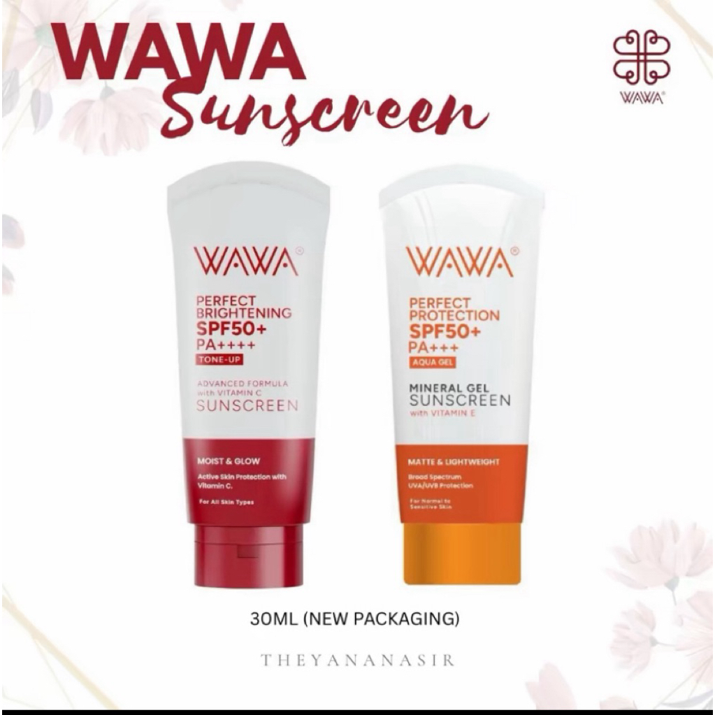 WAWA NEW SUNSCREEN PERFECT PROTECTION SPF 50++PA++ | Shopee Singapore