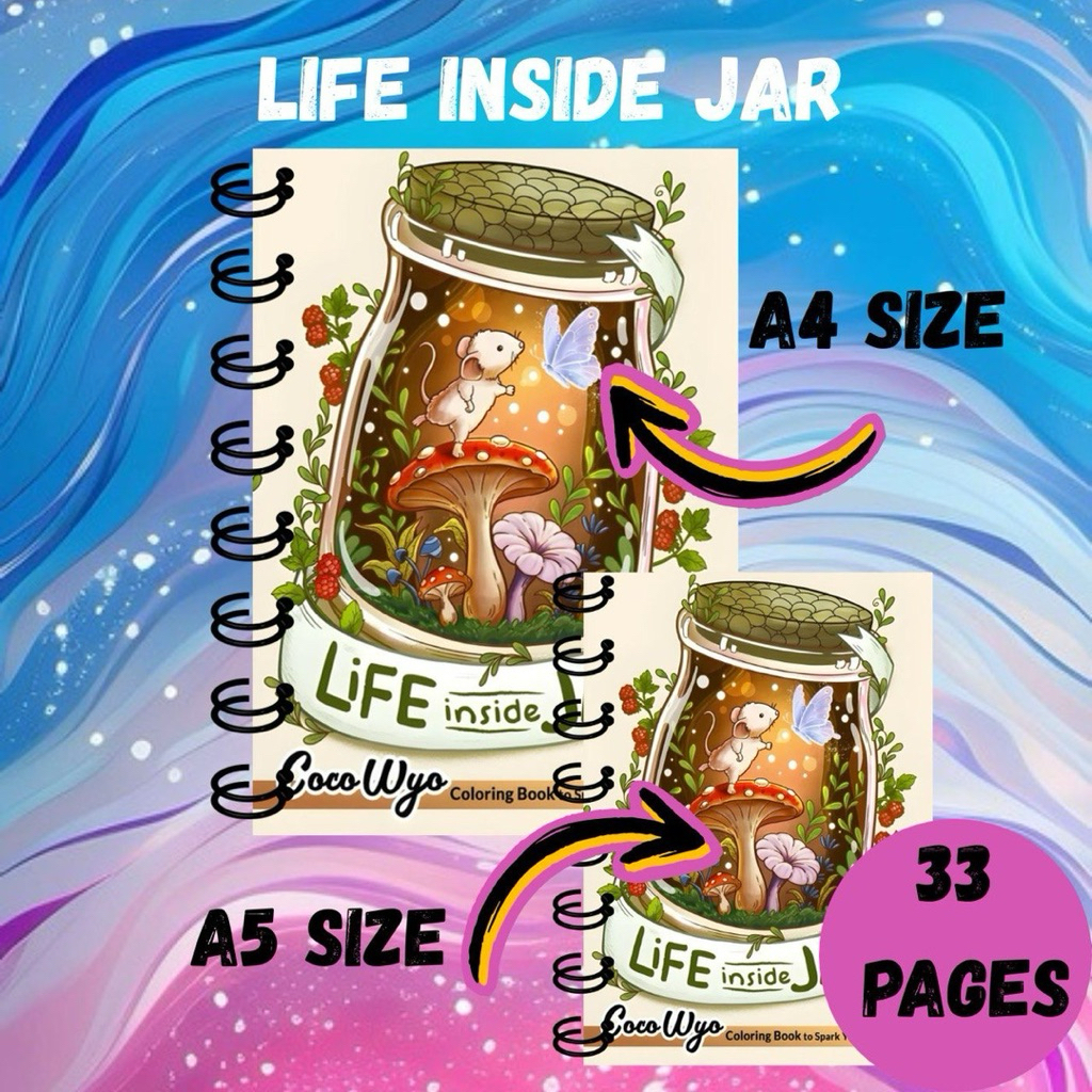 LIFE INSIDE JAR – Coloring Book For Children, Teenagers & Adults ...