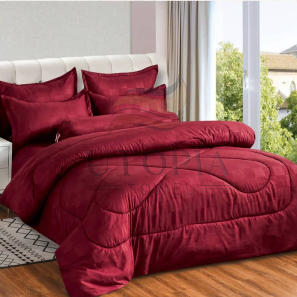 UTOPIA COMFORTER SET (TOTO) , KING 7 IN 1, QUEEN 7IN 1, SINGLE 4 IN 1 ...