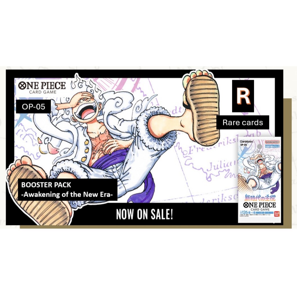 Bandai |One Piece Card Game |OP-05: Awakening of the New Era R ...