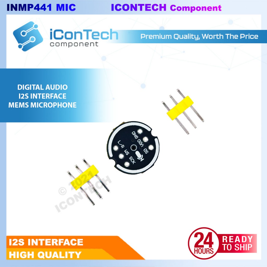 INMP441 I2S MEMS Microphone Module | Digital Mic For ESP32 Raspberry Pi Arduino STM32 | Shopee ...