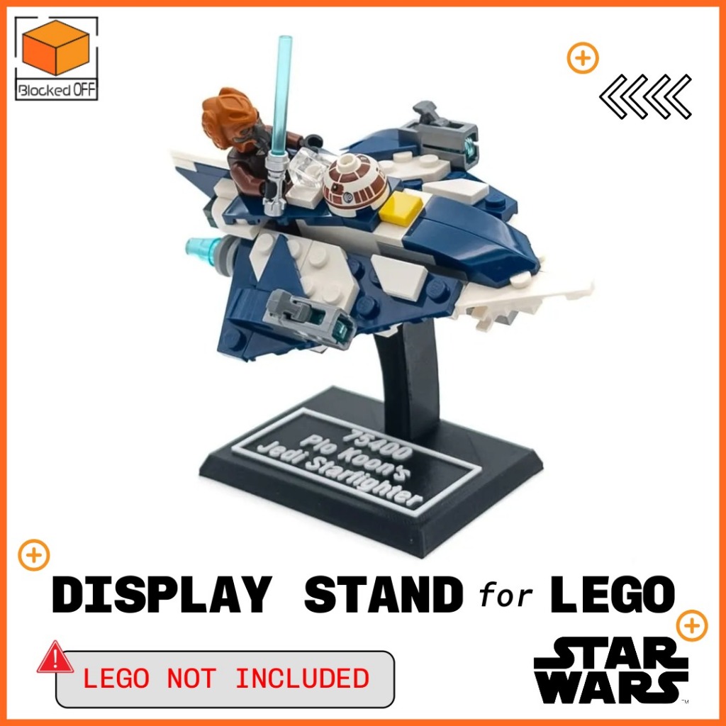 Display Stand for Lego Star Wars Plo Koons Jedi Starfighter ...