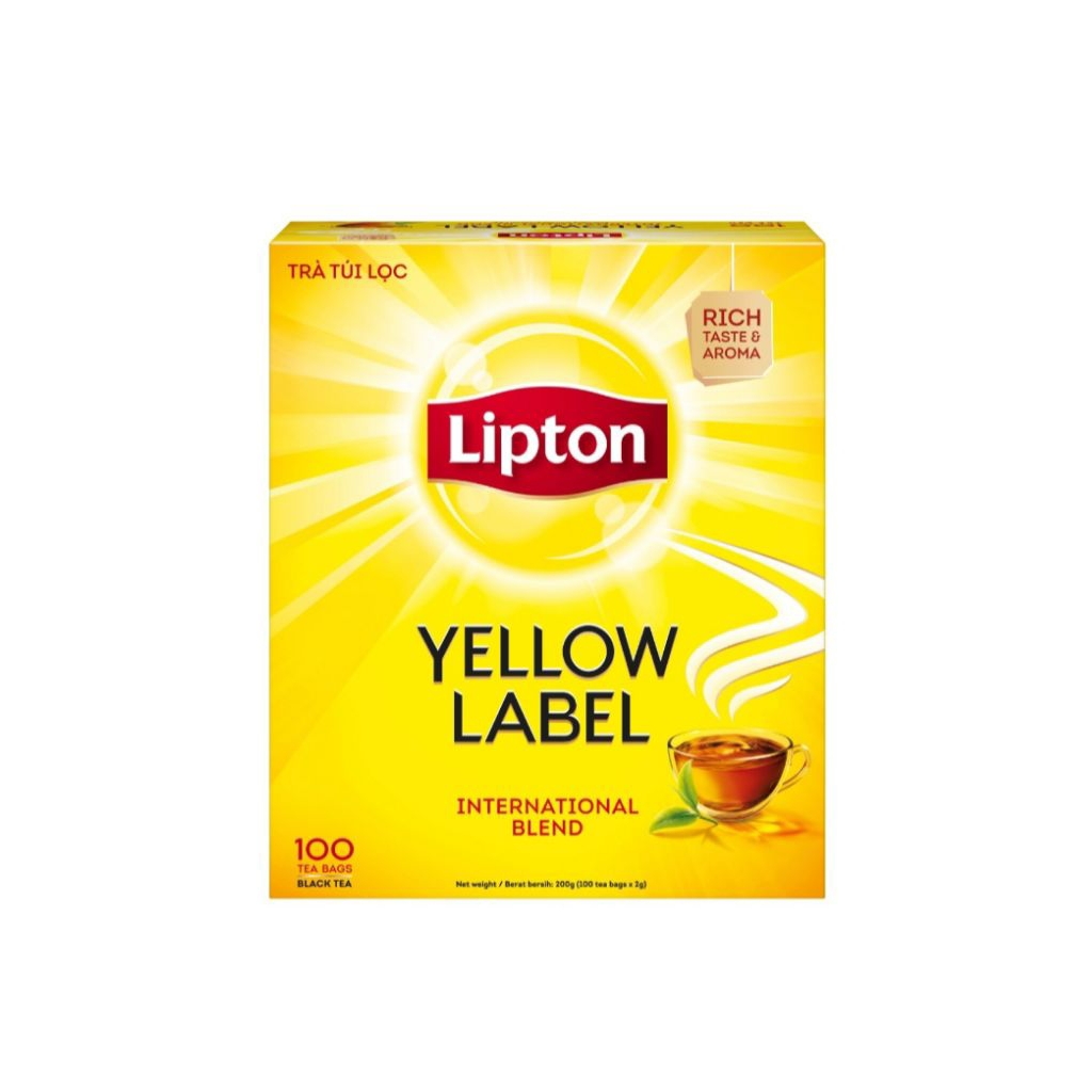 LIPTON YELLOW LABEL TEA BAG (100 X 2G) | Shopee Singapore
