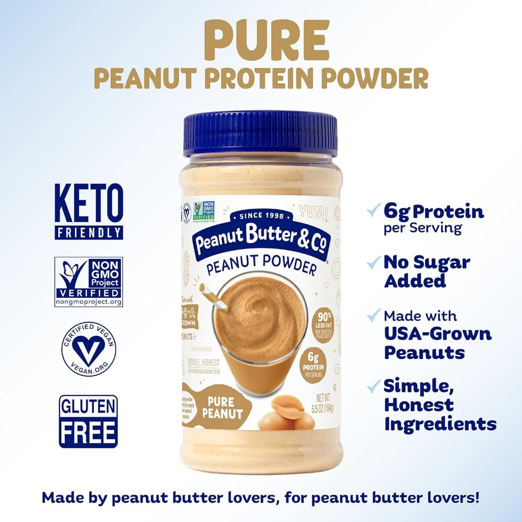 Peanut Butter & Co. Pure Peanut Powder, 184g | Shopee Singapore