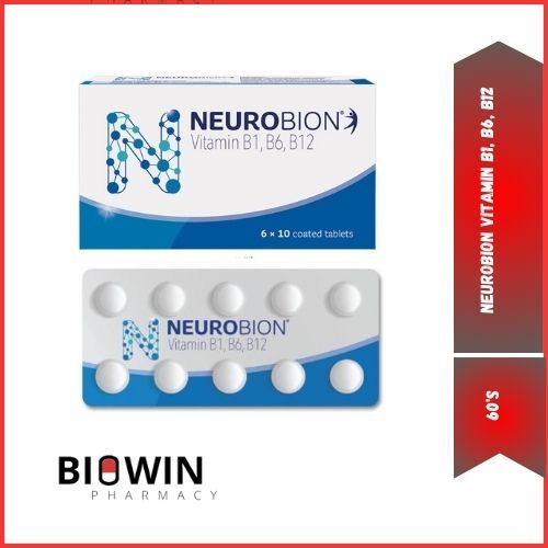 Neurobion Vitamin B1, B6, B12 10's / 60's tab | Nerve Pain Relief ...