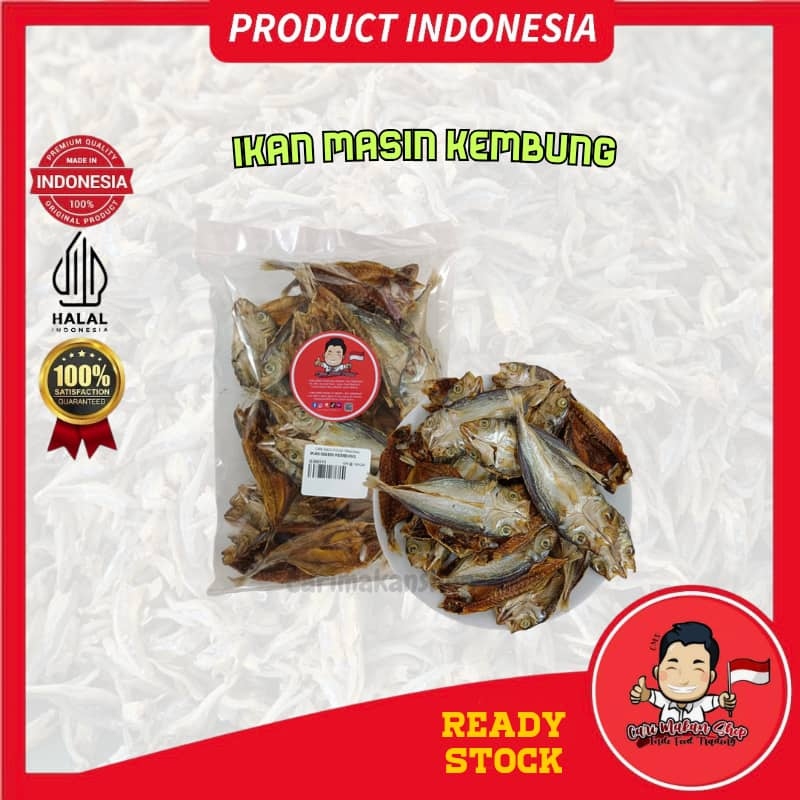 Salted Mackerel Fish Peda Jambal Thin Gelama Thorns Talang Rice Flowers ...