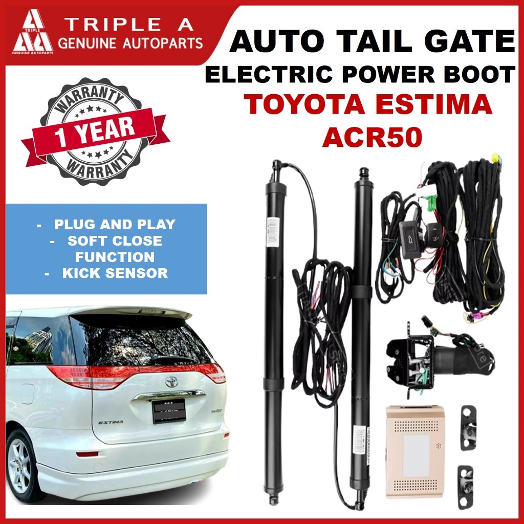 TOYOTA ESTIMA ACR50 Plug&Play Electric Auto Tailgate Power Boot Soft ...