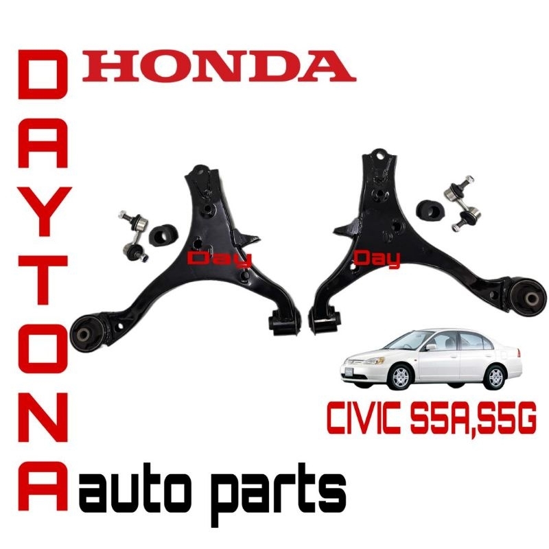 COMBO SET HONDA STREAM S7A , CIVIC S5A S5G FRONT LOWER ARM , ABSORBER ...