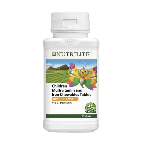 Amway Nutrilite Children Multivitamin And Iron Chewables Tablet (100 ...