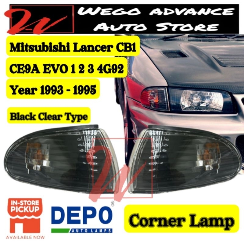 Mitsubishi Lancer Evolution CB1 CE9A EVO 1 2 3 Crystal Black Corner ...