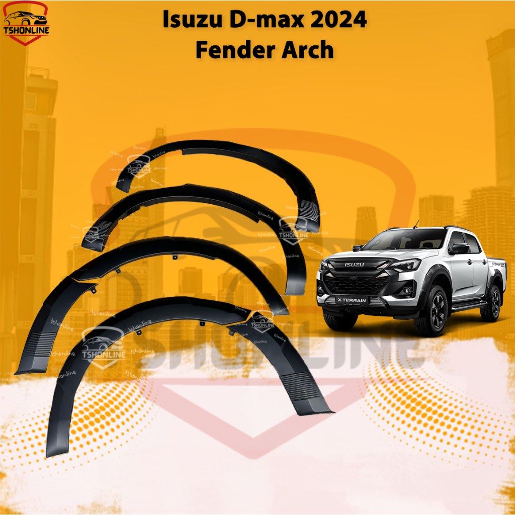 Isuzu Dmax 2024 Fender Arch Matt Black D-max Fender Flares | Shopee ...