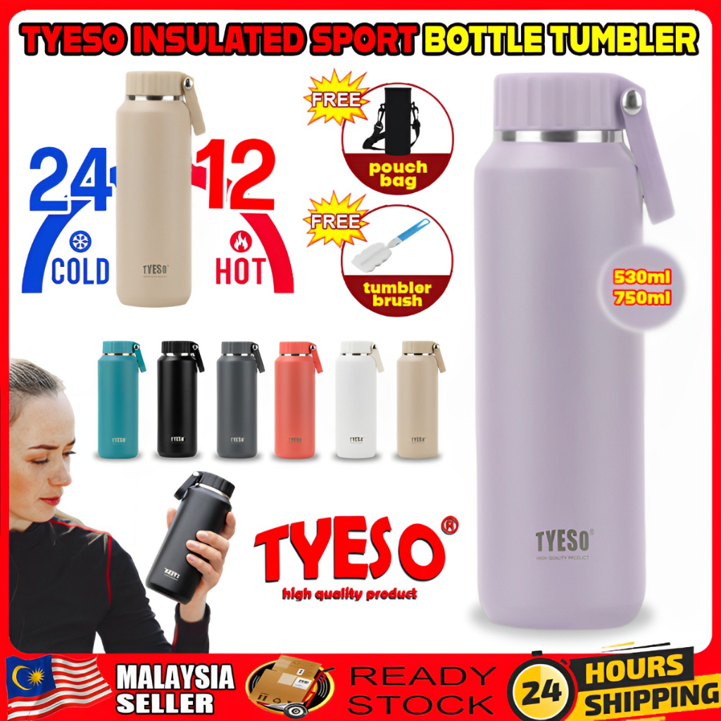 【AUTHORIZED DEALER】New Tyeso Thermos Tumbler With Handle Free Pouch 500 ...