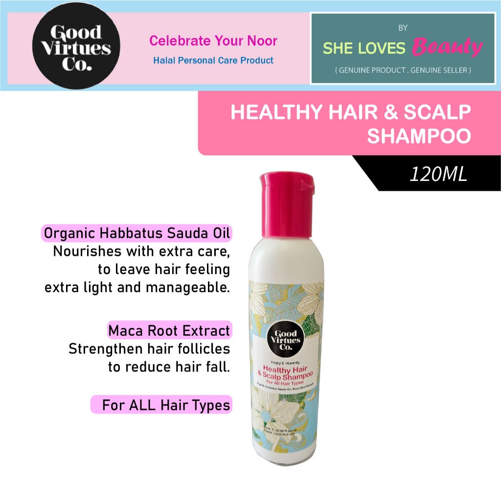 [GOOD VIRTUES CO.] GVC Travel Pack Size Healthy Hair & Scalp Shampoo ...