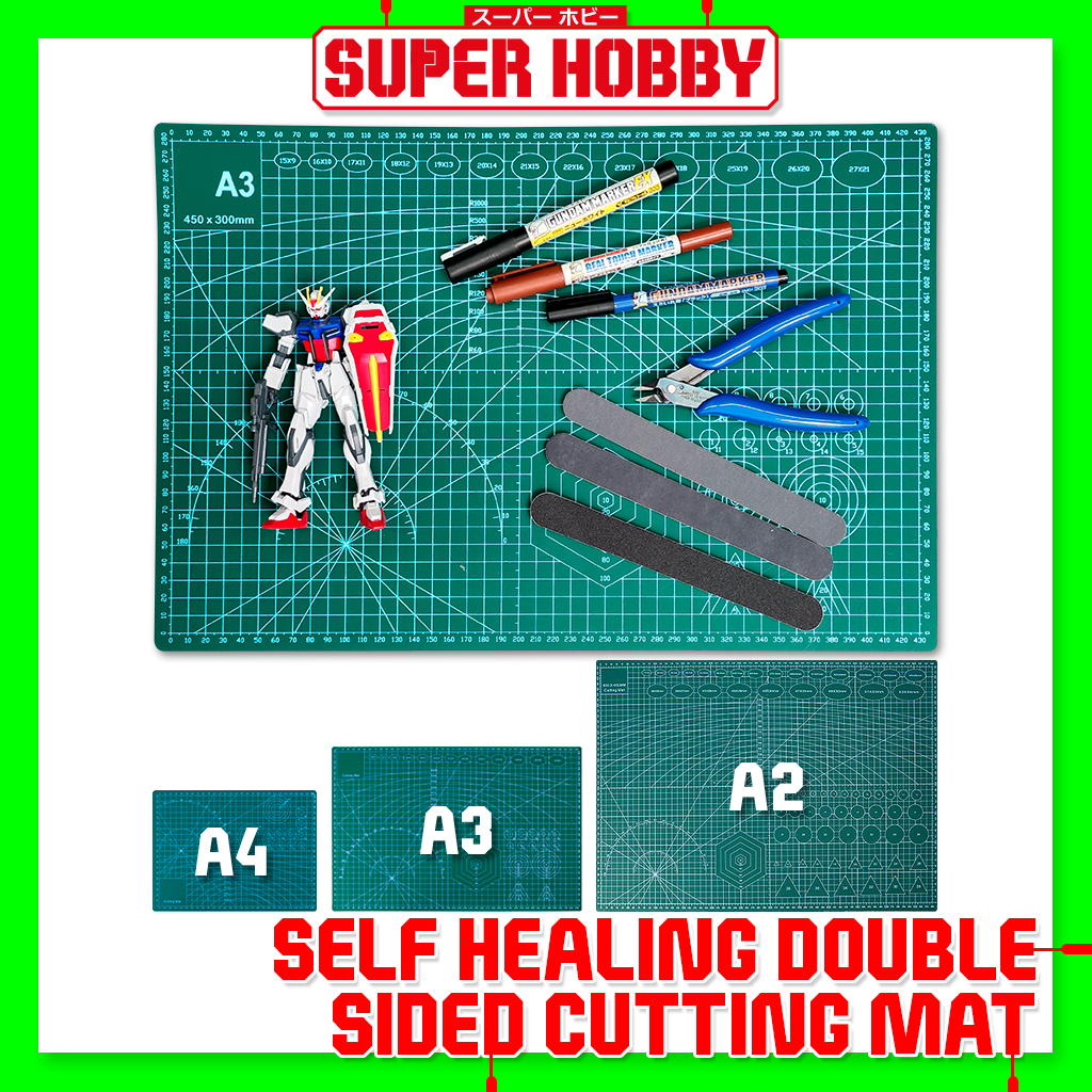 PVC Cutting Mat Double Sided Self Healing Cutting Board A2/A3/A4 Gundam ...