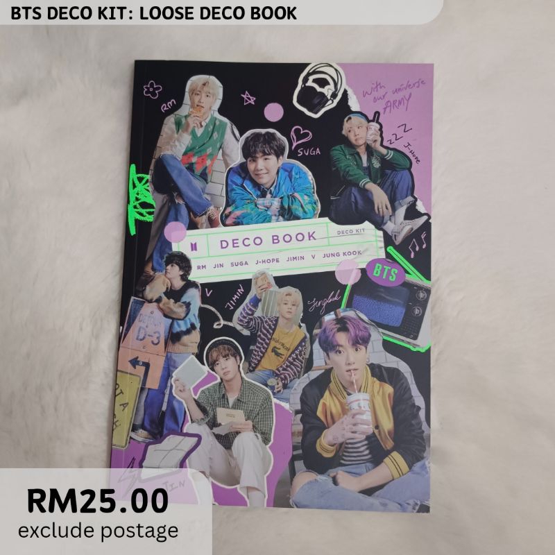 BTS DECO KIT DECO BOOK PHOTOBOOK | Shopee Singapore