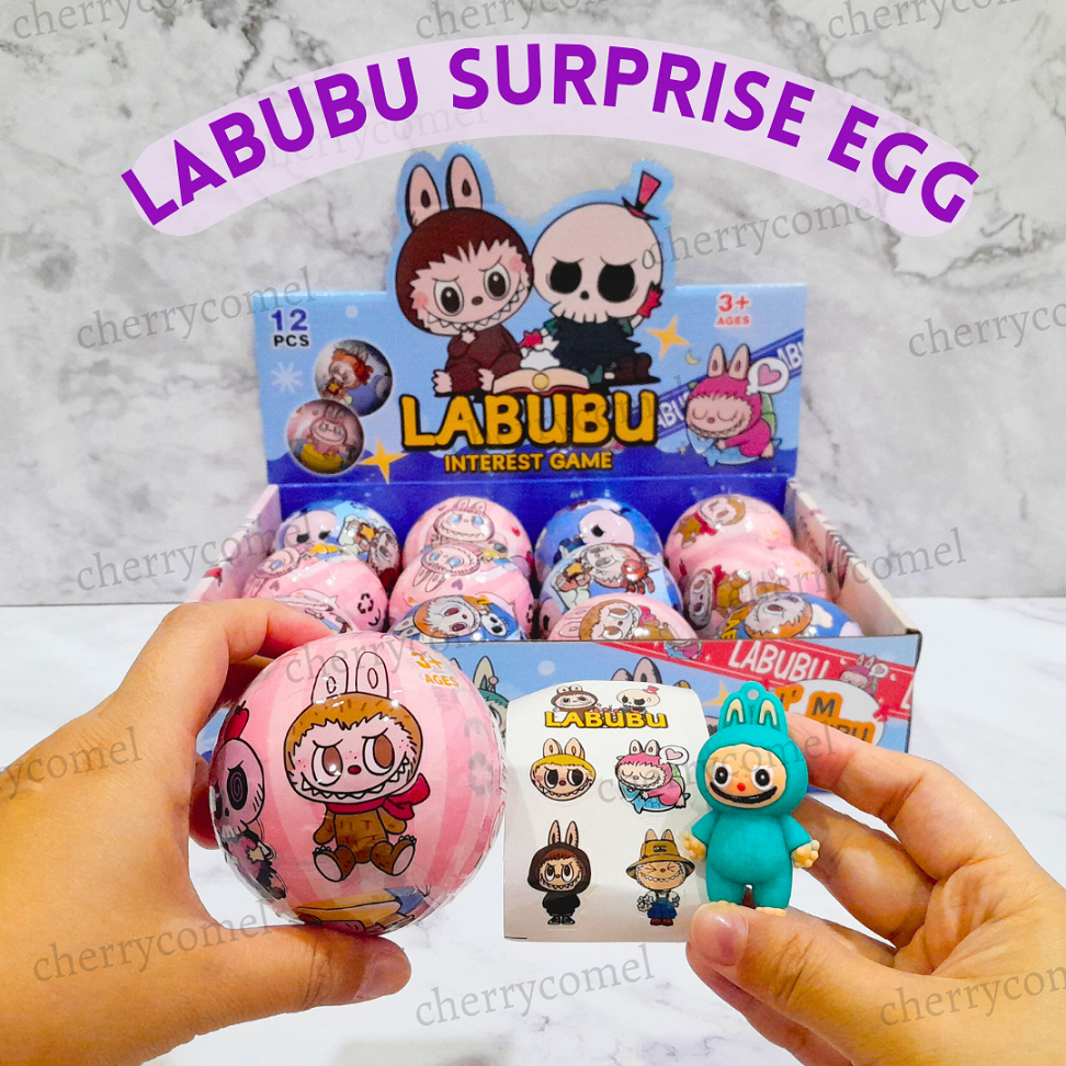 Labubu Surprise Egg Toy Blind Box Toys Party Goodies Bags | Shopee ...