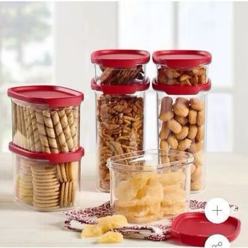 tupperware ultra clear container( 1 set 6 pcs) | Shopee Singapore