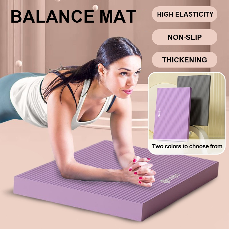 NBR Balance Pad Kneeling Pad FitnessBoard High Density Yoga Mat Folding ...