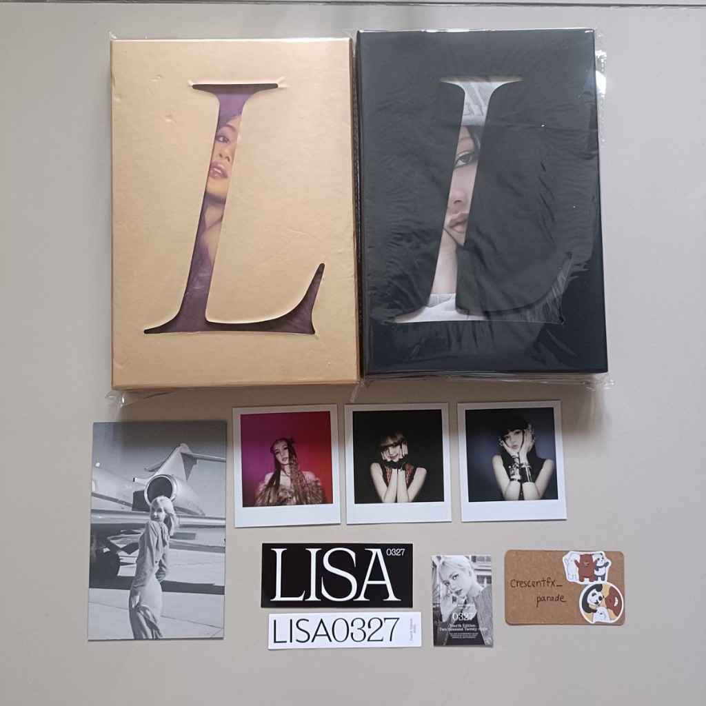 BLACKPINK LISA FIRST SINGLE ALBUM LALISA UNSEALED LISA 0327 PHOTOBOOK ...