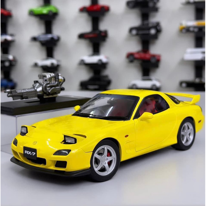 Polar Master 1:18 Scale Diecast Mazda RX-7 Vehicle Model Car Collection ...