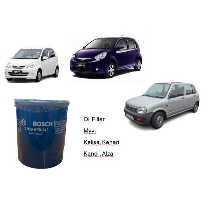 Perodua Myvi Oil Filter, Alza, Kelisa, Kenari, Kancil, Viva Bosch Oil ...