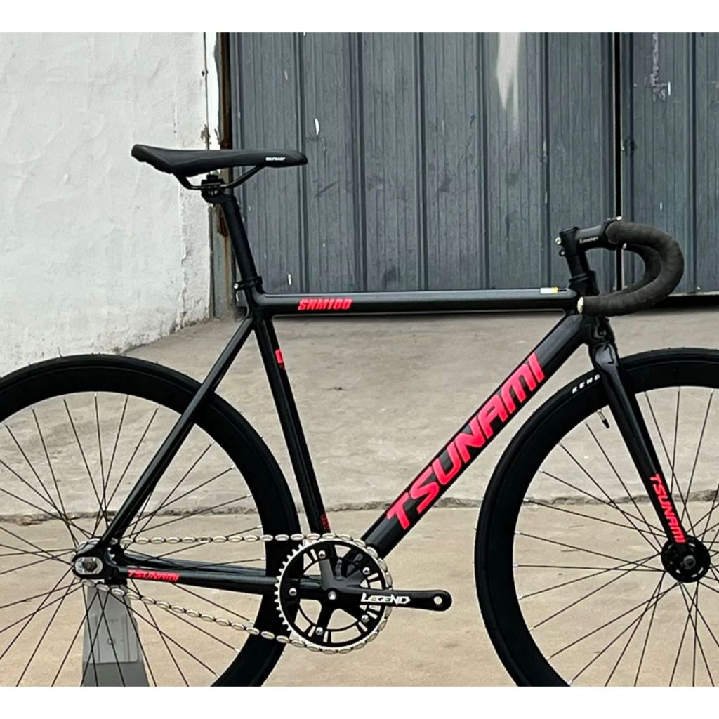 Fixed Gear Full BIKE Tsunami Competition Grade Super Racing Road Bike ...