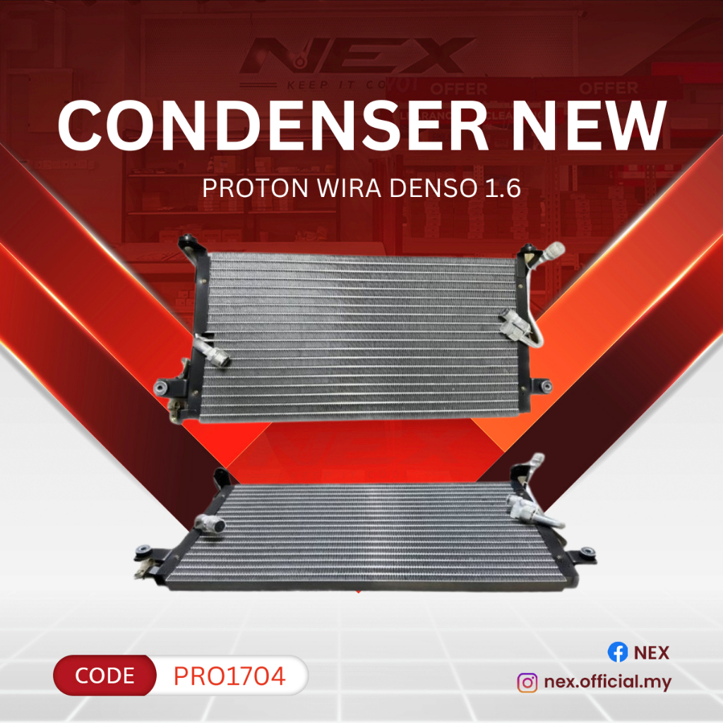 AIR COND CONDENSER NEW PROTON WIRA ND 1.6 (DENSO SYSTEM) | Shopee Singapore