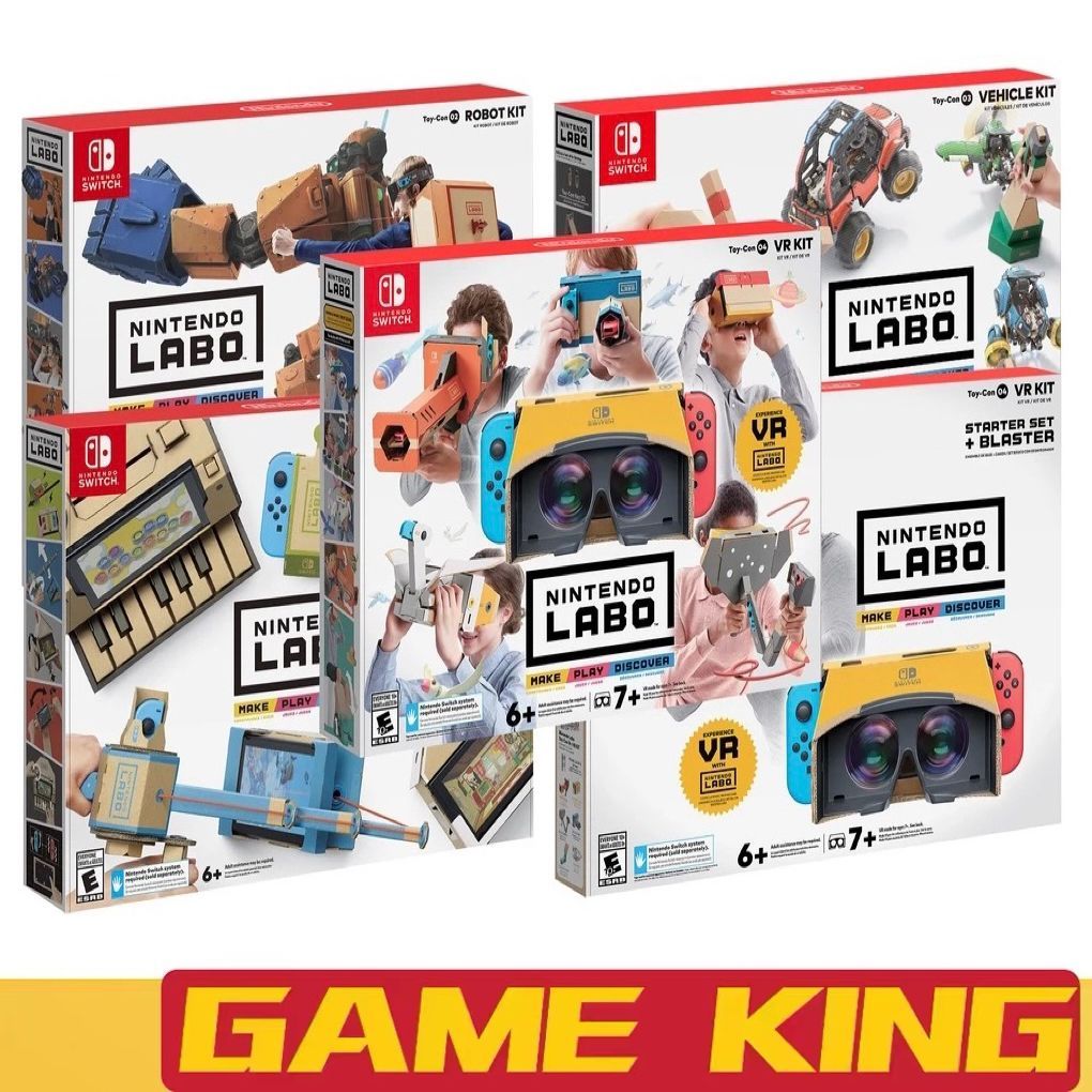 Nintendo Switch Labo Vr Kit / Labo Variety Kit / Labo Robot Kit /Labo Vehicle Kit | Shopee Singapore