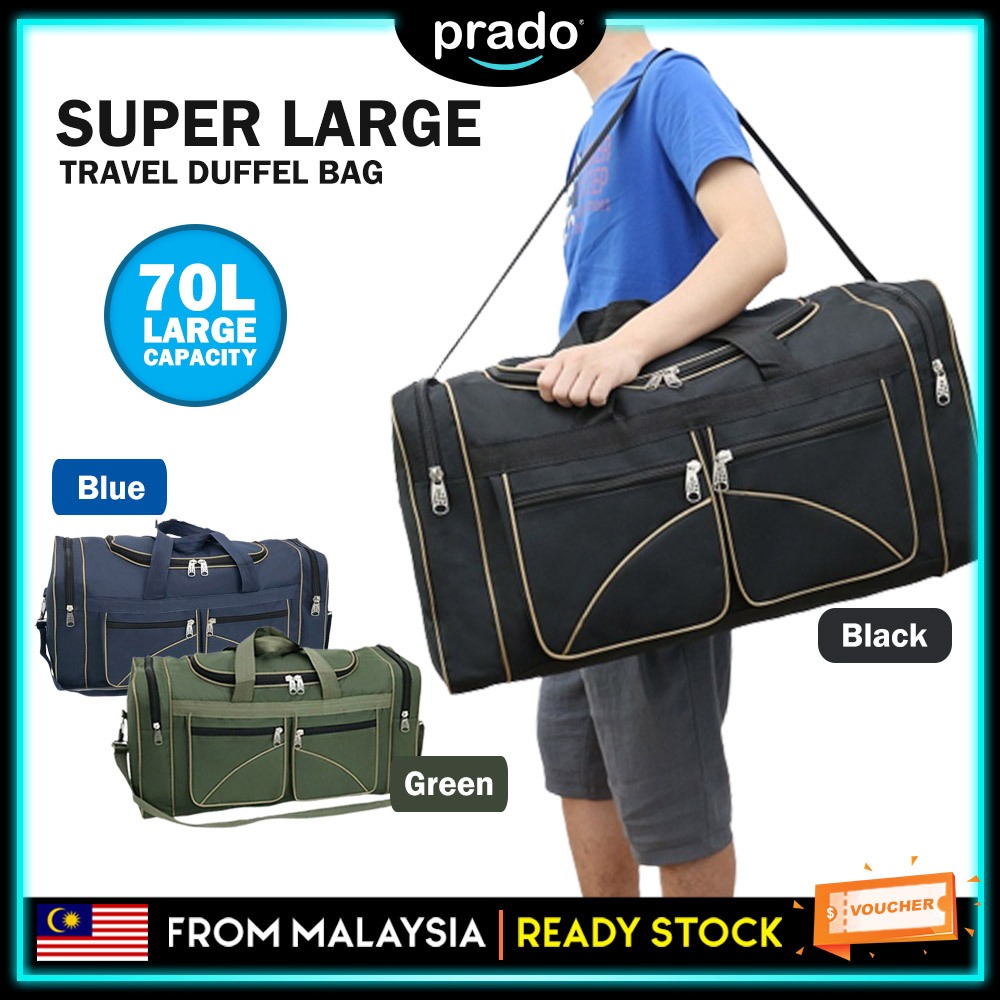 PRADO 70L Big Storage Travel Duffel Bag Waterproof Sling Baggage ...
