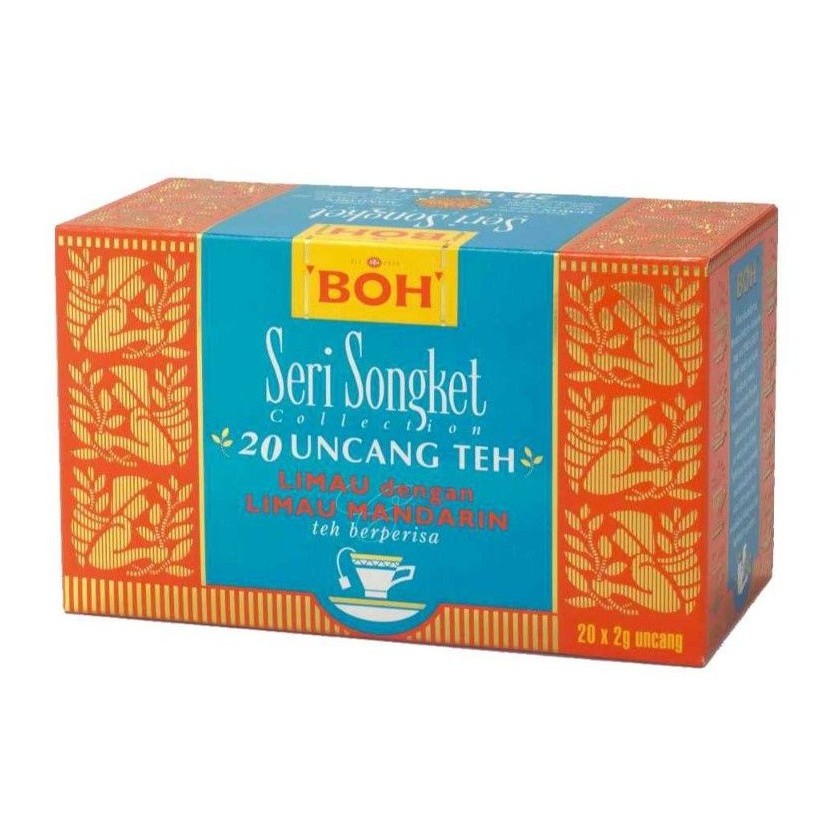 Boh Seri Songket Collection Flavoured Tea (20's x 2g) - Limau & Limau ...