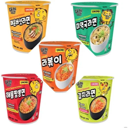 Daebak Ramen Korean Classic Ramyeon Cup Noodle Assorted Flavour ...