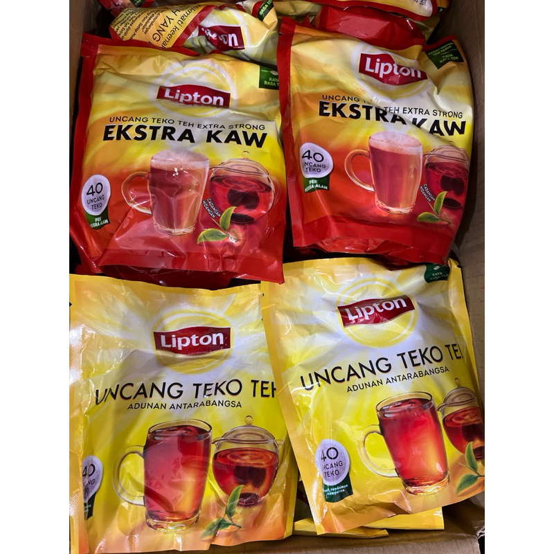 Lipton Tea Uncang P20 P40 P80 / Label 25g 50g | Shopee Singapore