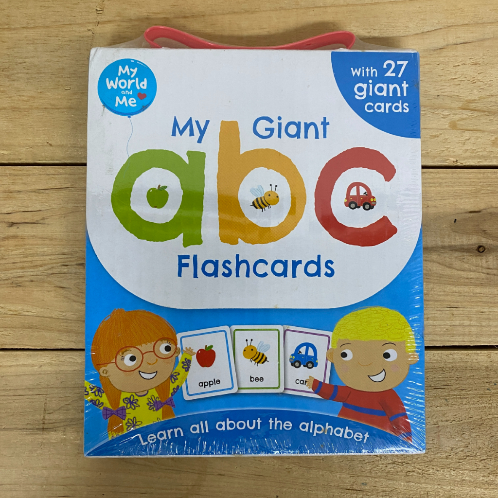 My Giant Abc Flashcards : Learn All About the Alphabet (New) | Shopee ...
