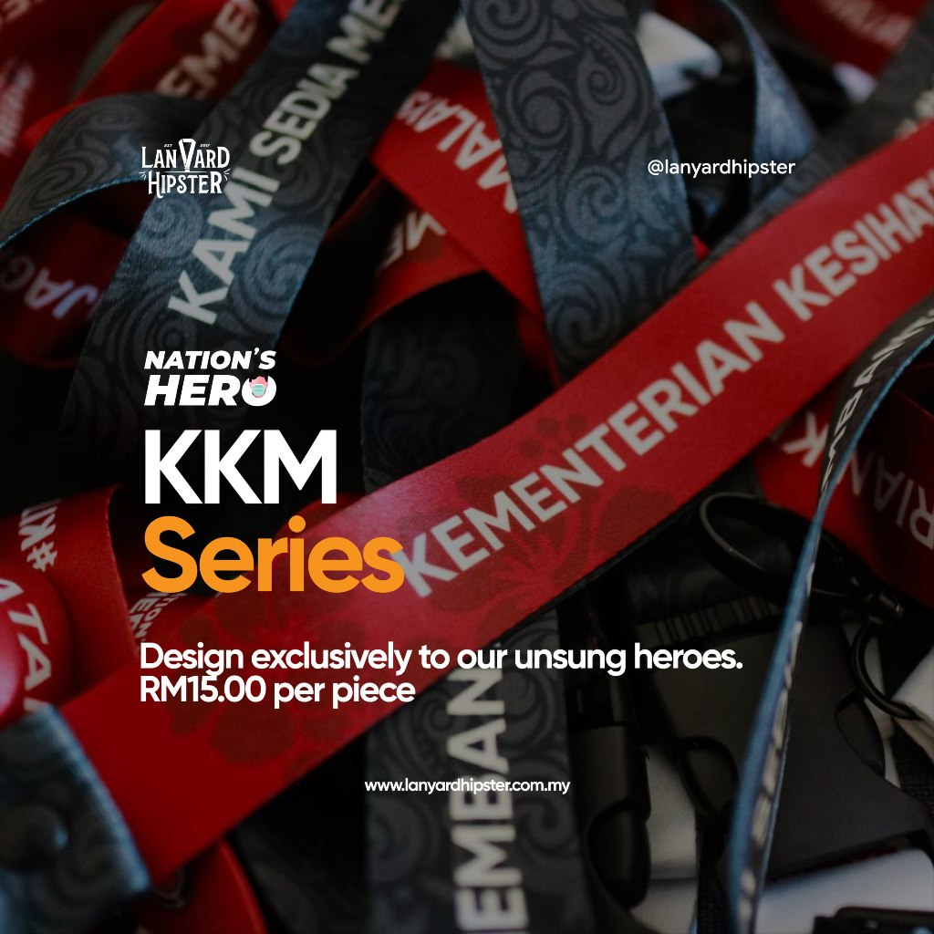 LANYARD KKM KESIHATAN FRONTLINER NURSE DOCTOR DOKTOR JURURAWAT KLINIK ...