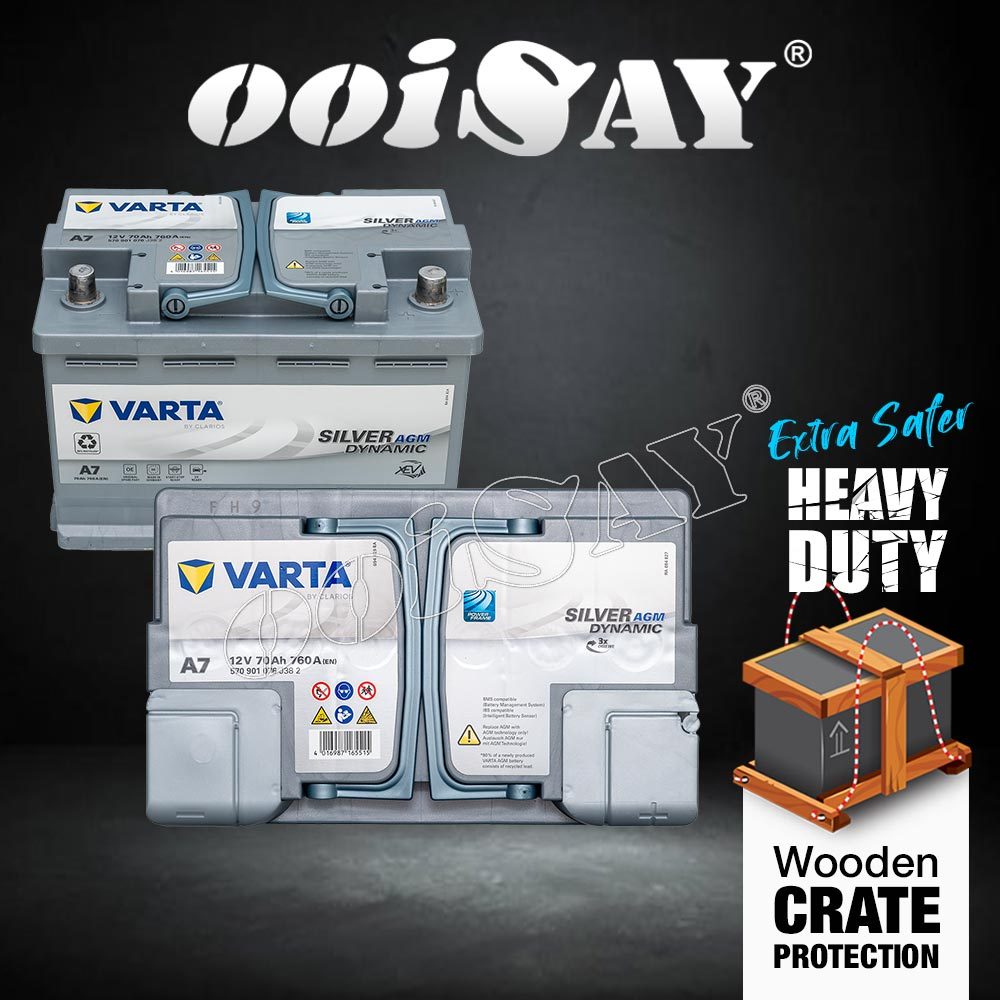 VARTA DIN70 LN3 (AGM) - Germany - Advanced Stop Start Battery - Q3, F30 Hybrid, F48, MERCEDES ...