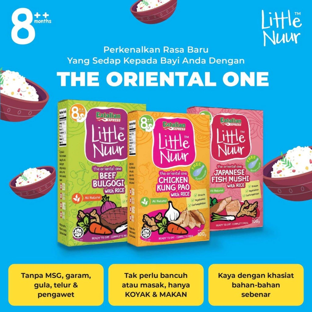 EATALIAN EXPRESS LITTLE NUR ( 8M+ ) | Shopee Singapore